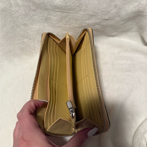 Coach | Bags | Yellow Coach Wallet | Poshmark